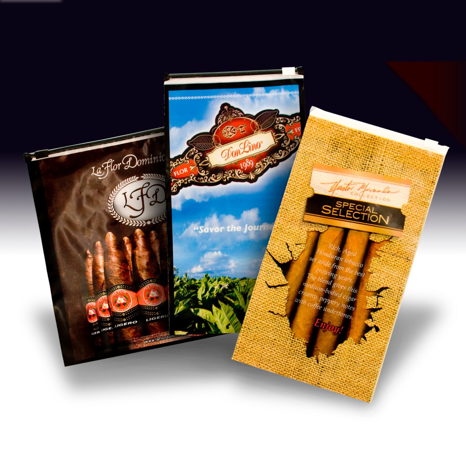 Custom Printed Cigar Bags